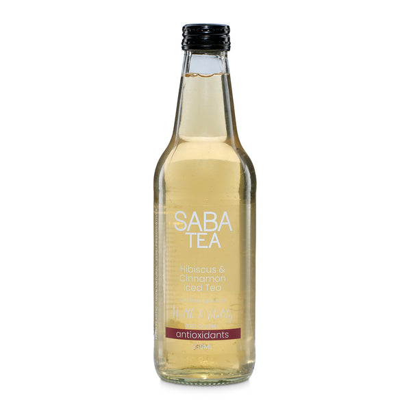 Black Hibiscus and Cinnamon Iced Tea - 12 x 330ml – Saba Premium Beverages
